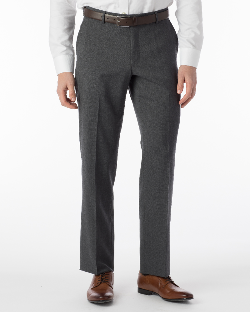 Super 120s Flat Front Gabardine Soho Wool Pant